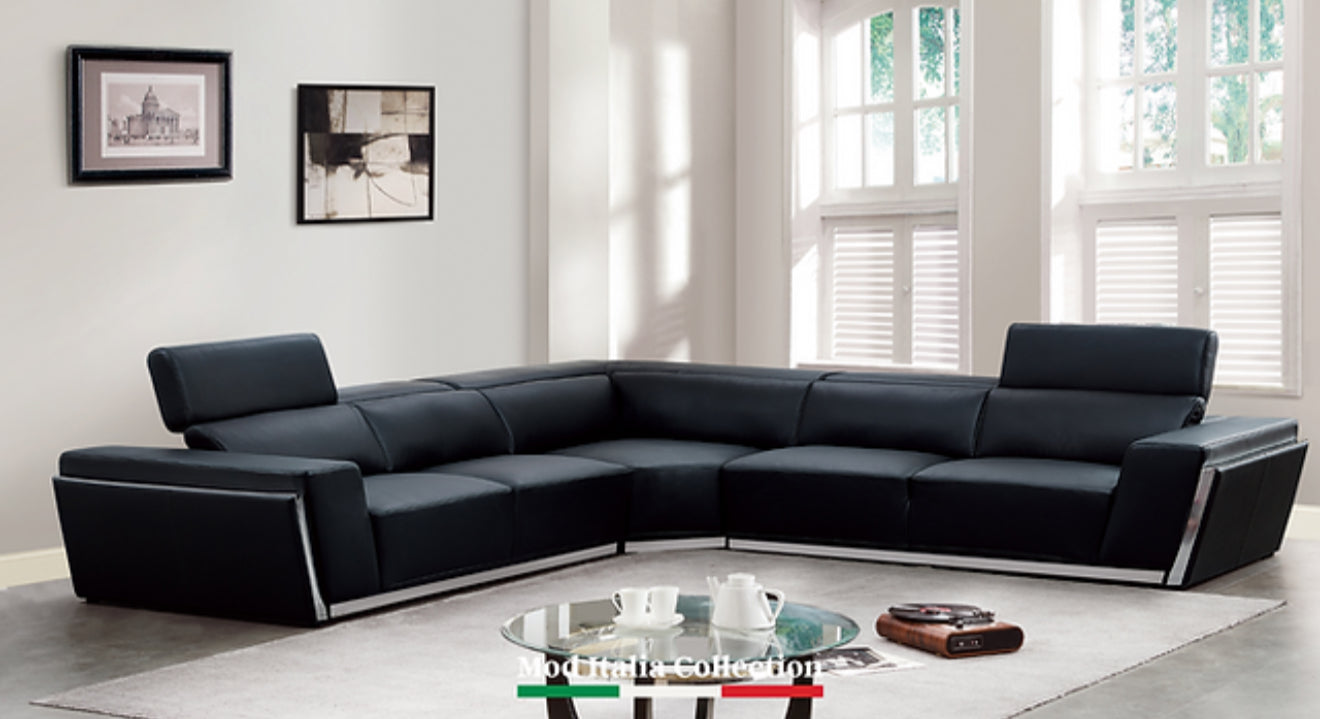 Domo Sectional (Black) (NE) – Furniture INC.